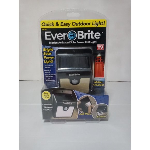Everbrite | Other | Ever Brite Deluxe Motion Activated Solar Power 8 ...